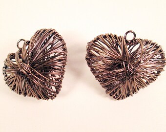 Popular items for Copper wire heart on Etsy