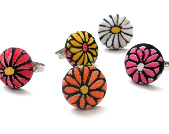 Popular items for spring flower ring on Etsy