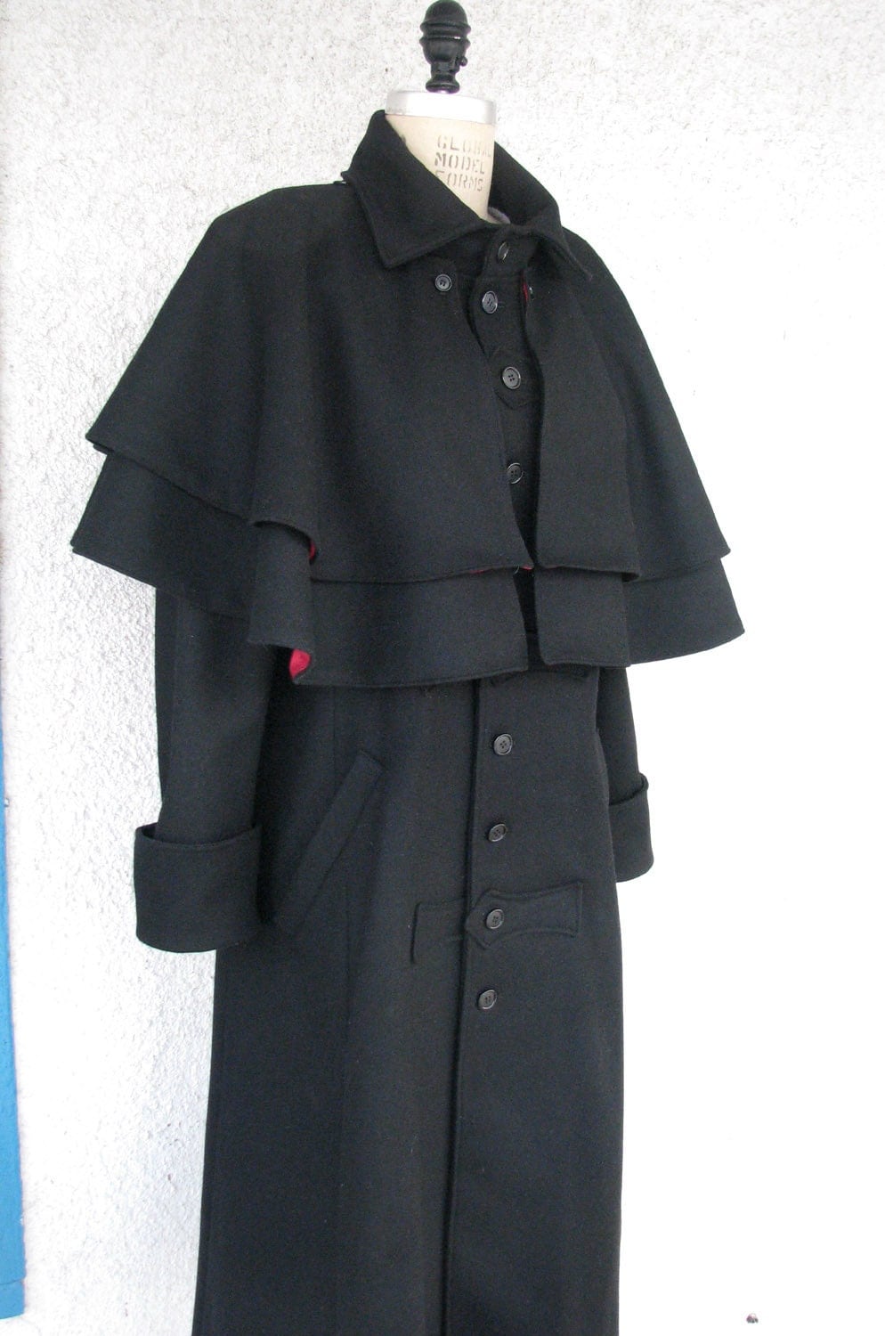 Custom Inverness Style Greatcoats by MacheteNSons on Etsy