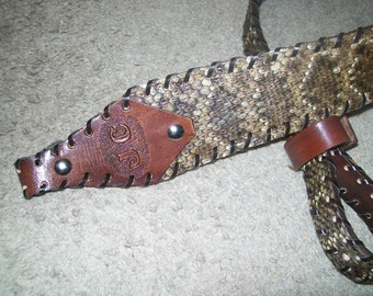 2 Groomsmen Gifts High End Personalized Diamond Back Rattlesnake Skin ...