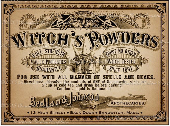 Vintage Poison Labels