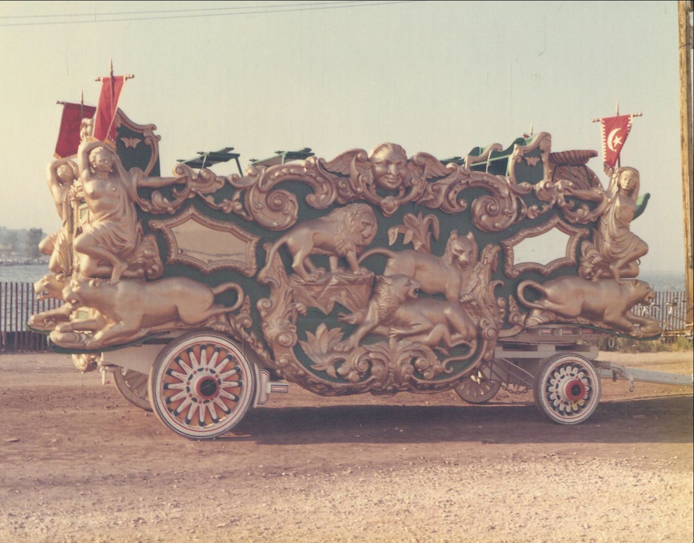 Hagenbeck Wallace Circus Act Wagon Turkish Theme by AlaskaVintage