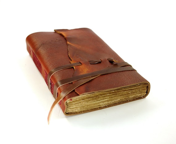 Journal Leather Journal with Vintage Paper by MedievalJourney