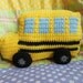 School Bus Crochet PATTERN by lakfletcher on Etsy