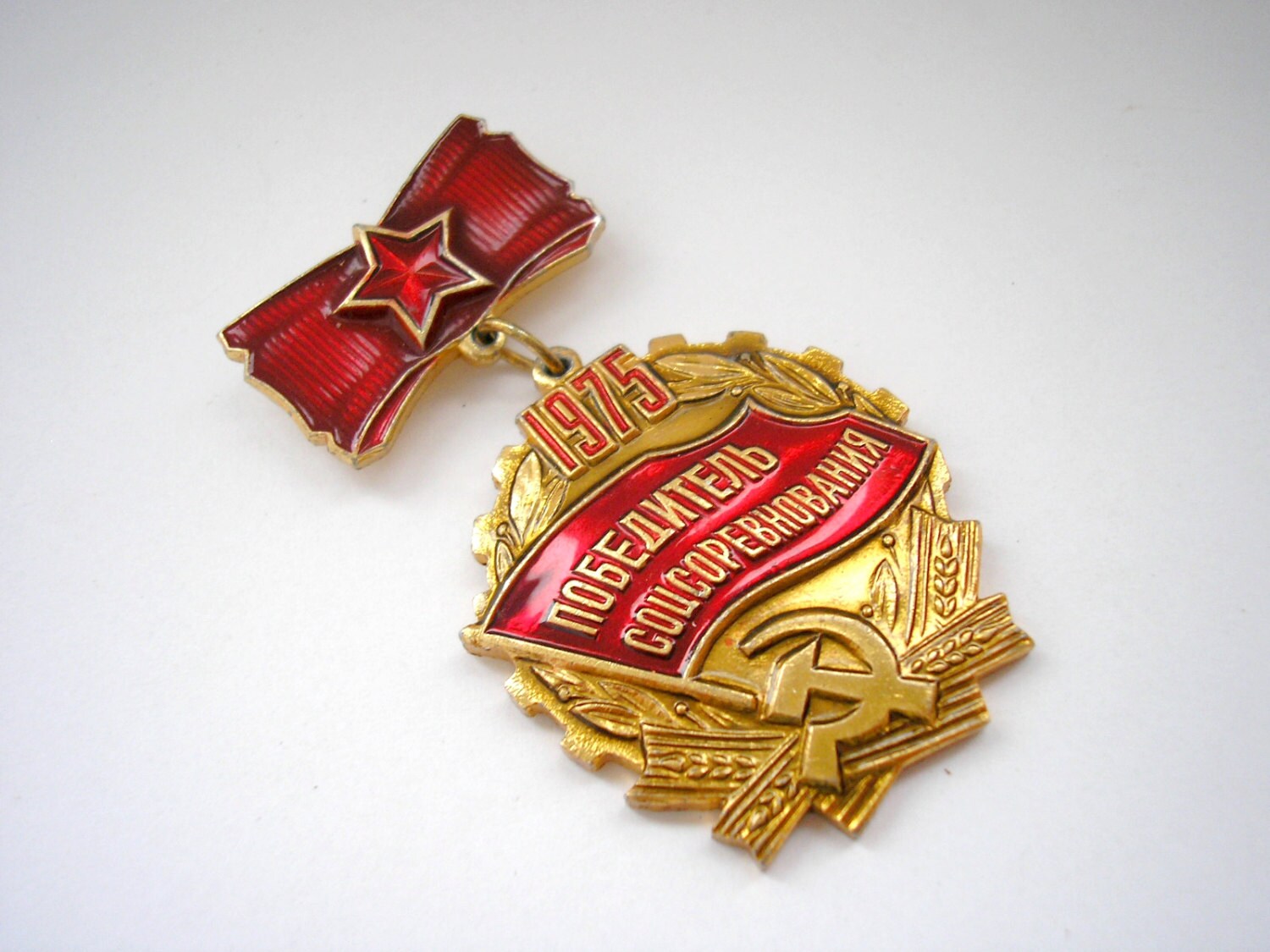 Vintage USSR Soviet collection pin reward