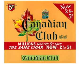 Ozark Crooks Rum Cured Cigar Label