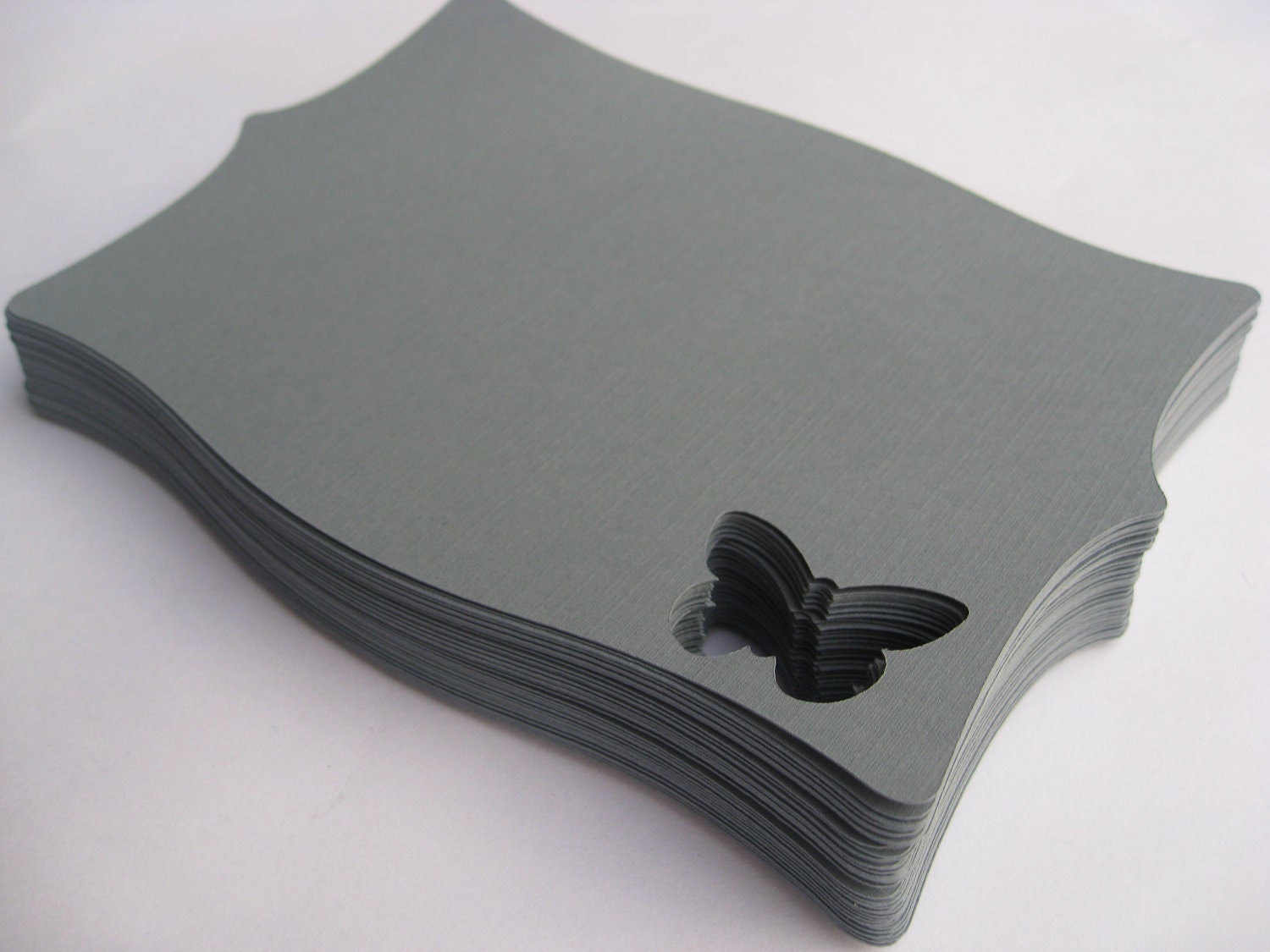 20 HUGE Butterfly Tags. 5x7 inches. CHOOSE Your COLORS.