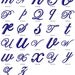 Edwardian Script Machine Embroidery Font Monogram Alphabet 3