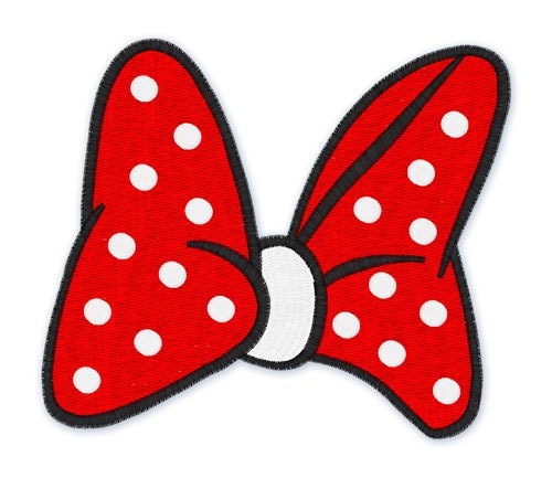 Instant Download Minnie red bow 105 Filled Stitches