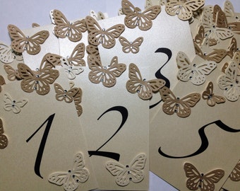 Library cards Wedding Table Number Cards Blue Library Cards