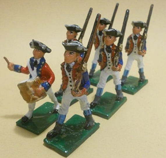 American Revolution Colonial Toy Soldiers of 1776