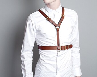 Male Rib-Cage Harness by LMcK1 on Etsy