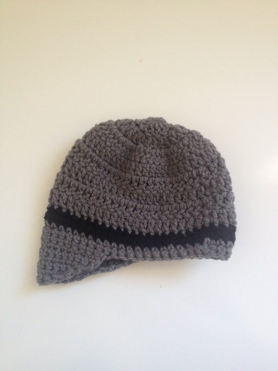 Items similar to Boys newsboy hat gray and black on Etsy