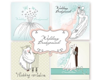 Clip Art Custom Design Digital Paper&Cards by GraphicMarket