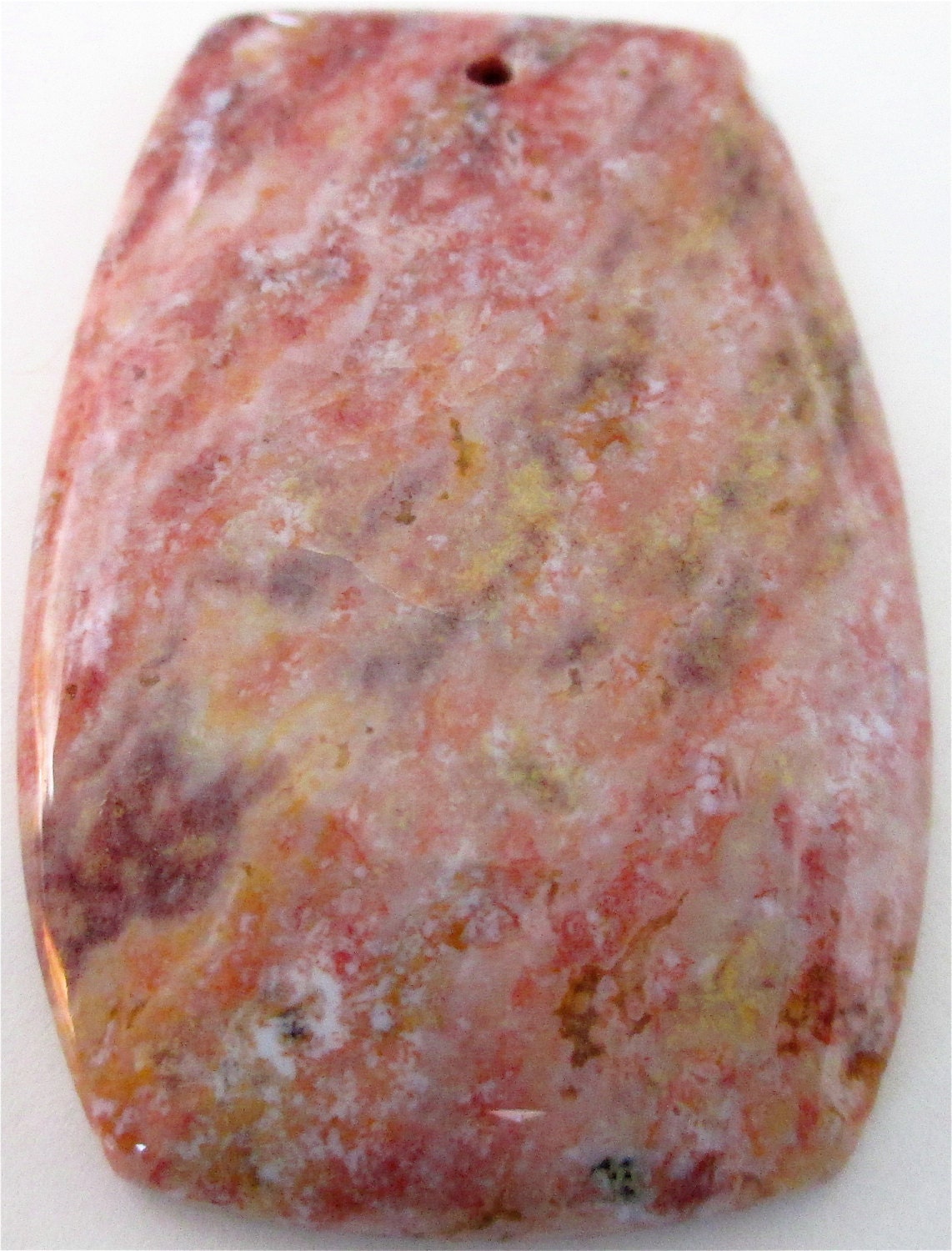 Red Ocean Wave Jasper Pendant Stone