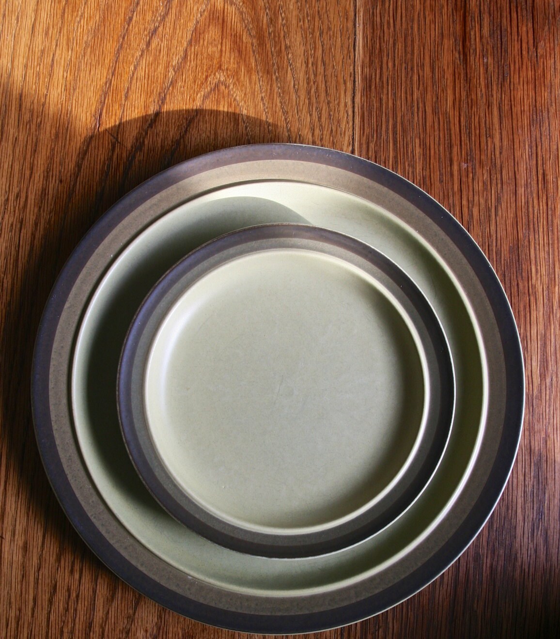 Rare vintage Arrow stone pottery by Mikasa dinner plate in apache gold ...