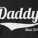 Daddy Since New Dad New Baby Announcement Christmas Family