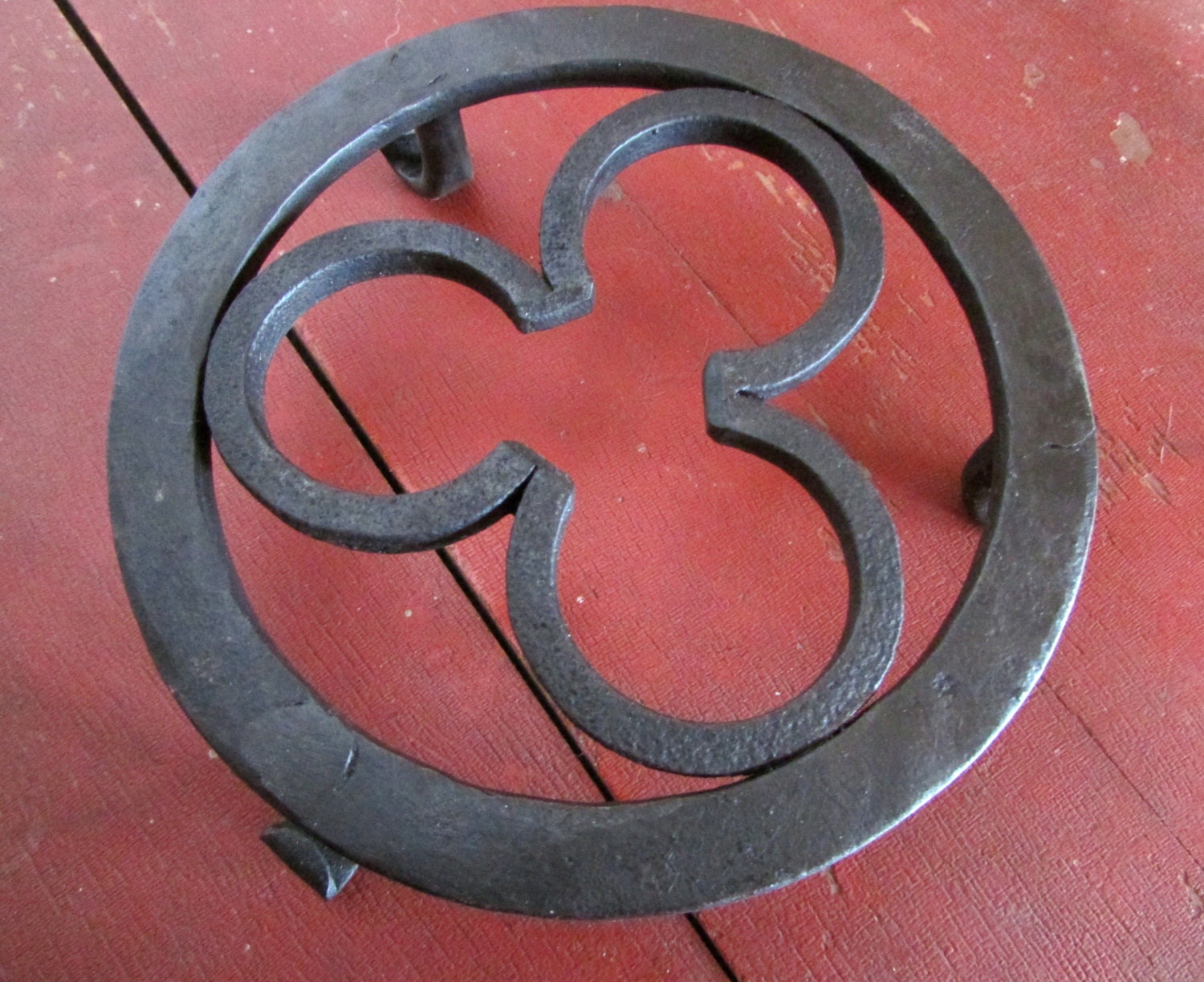 Hand Forged Trefoil Trivet
