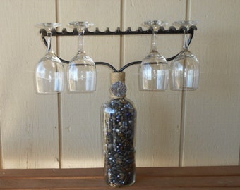 Popular items for rustic wine glass on Etsy
