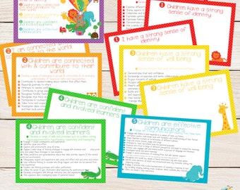 EYLF - Early Years Learning Framework Posters (A4)