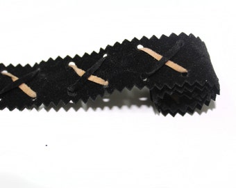 Popular items for faux leather ribbon on Etsy