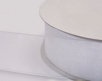 Tangerine Orange Organza Ribbon Organza Sheer Ribbon Widths