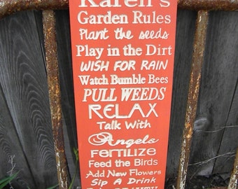 Backyard sign | Etsy