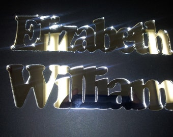 Mirror name sign | Etsy