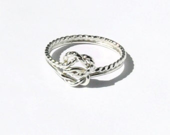 Double knot ring | Etsy