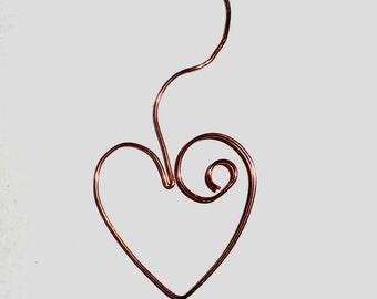 Popular items for Copper wire heart on Etsy