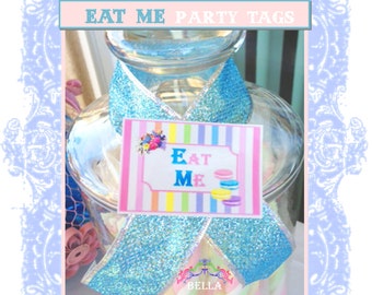 Eat me tags | Etsy