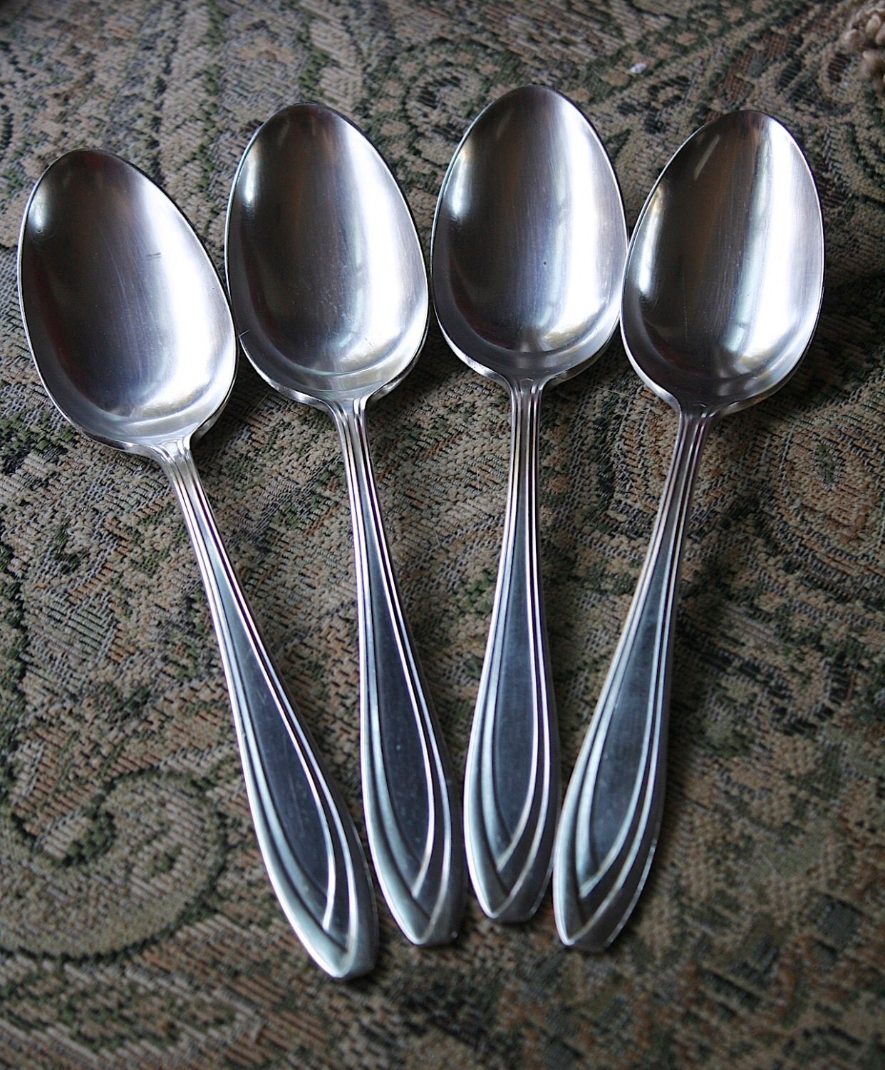 1847 Rogers Bros Large Tablespoon/Serving Spoon – Silhouette – set of 4 ...