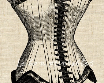 Printable corset | Etsy