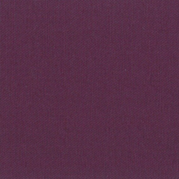 Items similar to Eggplant Purple Solid Cotton Fabric - Modern Quilting ...