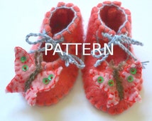 Popular items for felt baby booties on Etsy