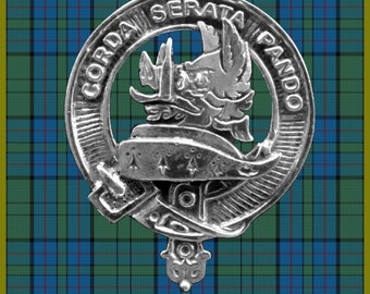 Robertson Clan Crest Scottish Cap Badge CB02 by celticstudio