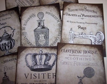 Steampunk gift tag | Etsy