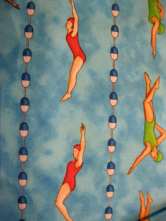 Swim Team Fabric Cotton Yardage Swimmers Bathing Suit