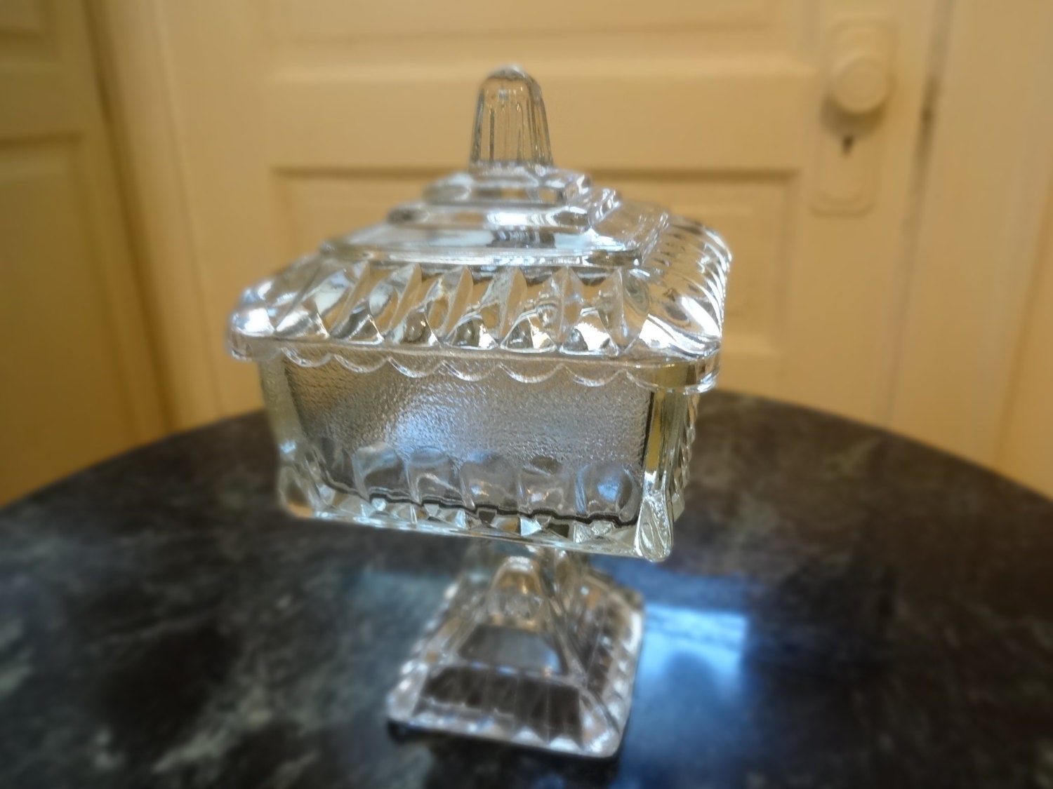 Vintage Crystal Glass Wedding Compote Dish Bowl – Haute Juice