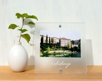 Typography glass | Etsy