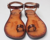 Unique style and quality craftsmanship leather sandals. by Calpas