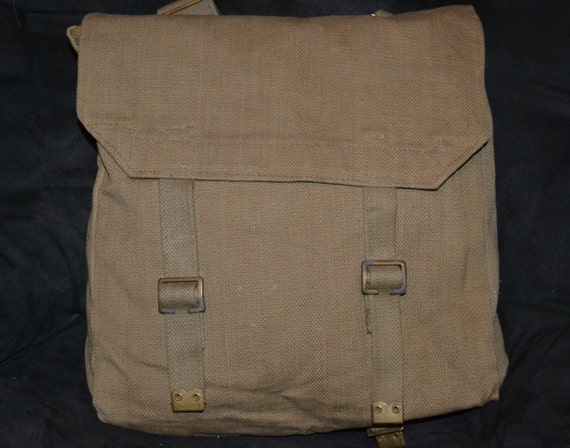 Items similar to WWI WWII British Military Backpack Rucksack Bag on Etsy