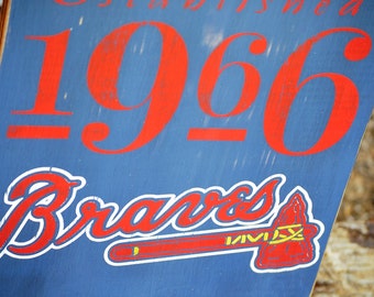 Popular items for braves baseball on Etsy