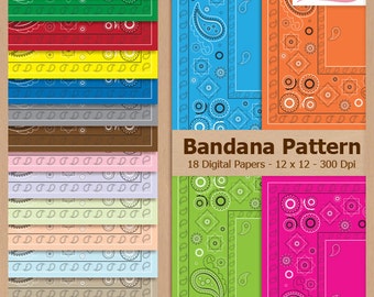 Digital Scrapbook Paper Pack INDIAN SARI PATTERNS Instant