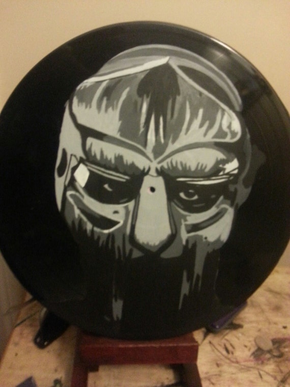 MF Doom Vinyl Portrait