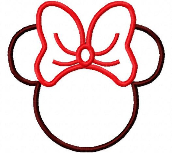 Imagenes de la silueta de Minnie Mouse - Imagui