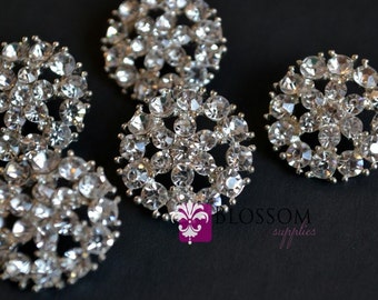 Rhinestone button | Etsy