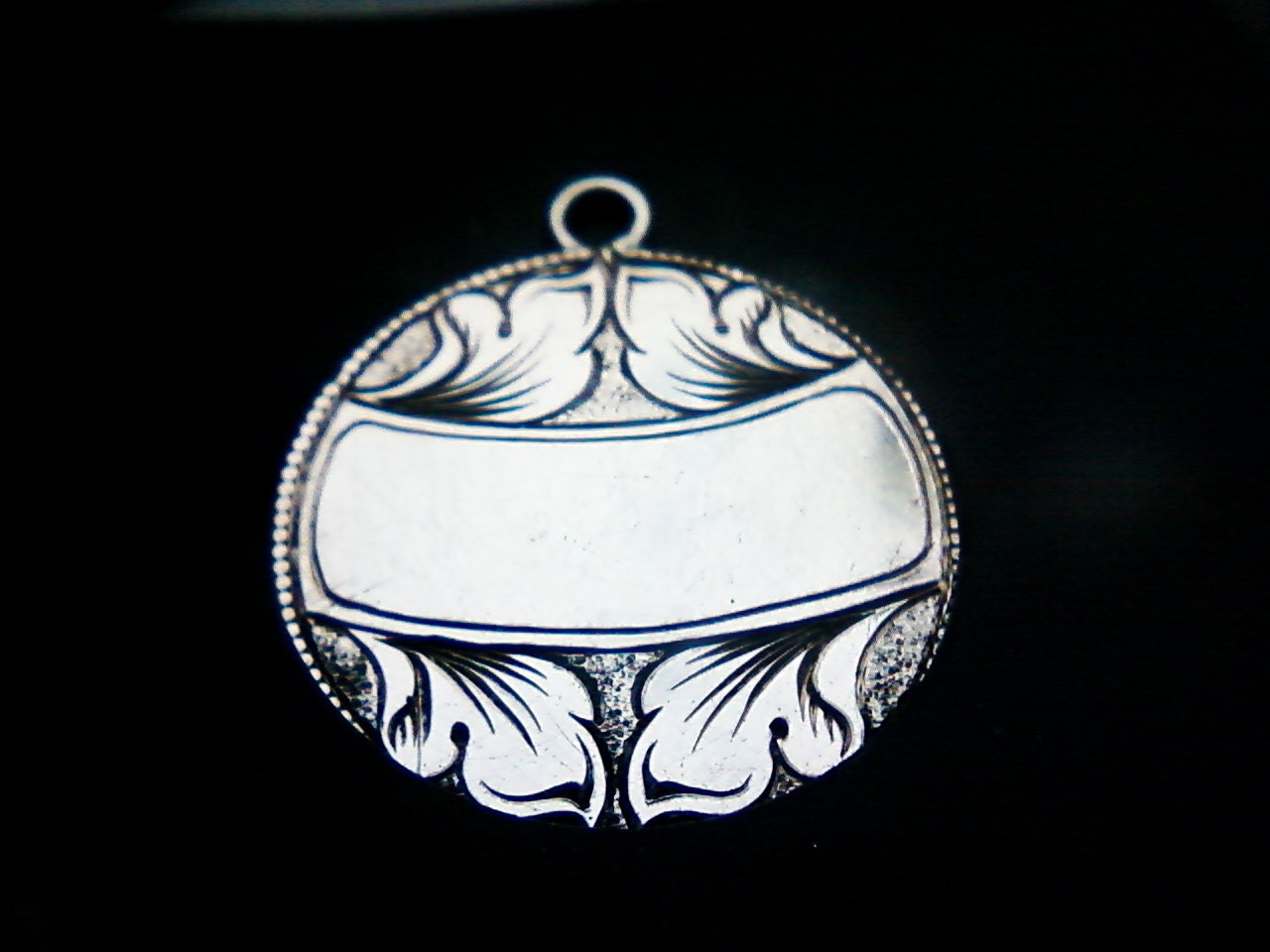 Personalized Necklace Silver Coin Pendant Eco Friendly Jewelry