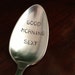 Good Morning Sexy vintage silver plate by BellaJacksonStudios