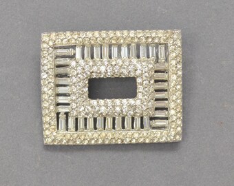 Wonderful Vintage Pin CLOWN Rhinestone Enamel by JewelryBoulevard